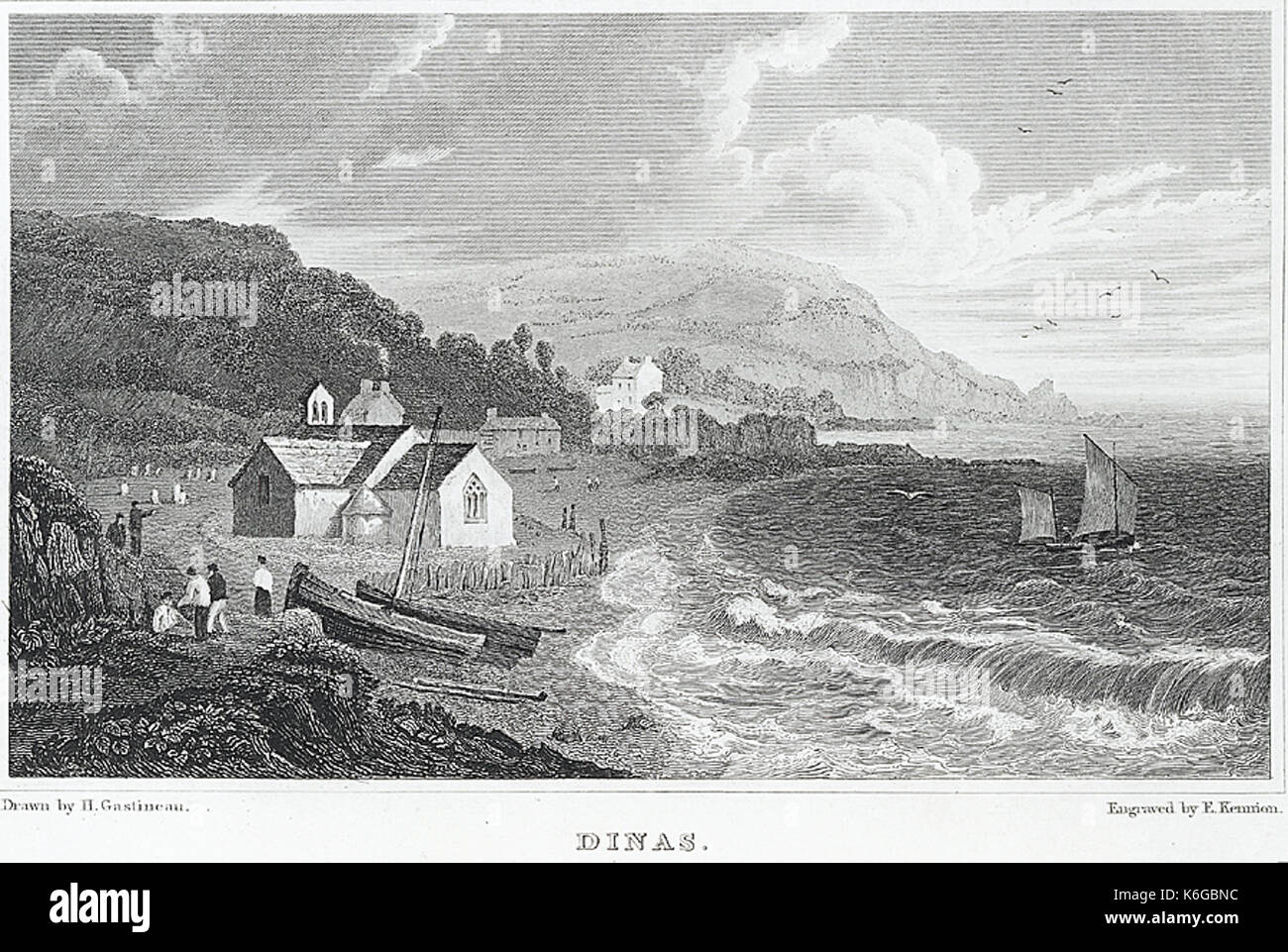 Dinas village hi-res stock photography and images - Alamy