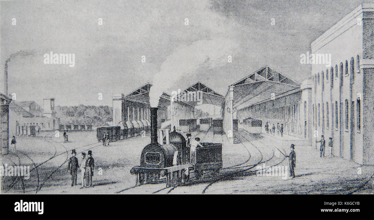 Derby Station, North Midland Railway Stock Photo - Alamy