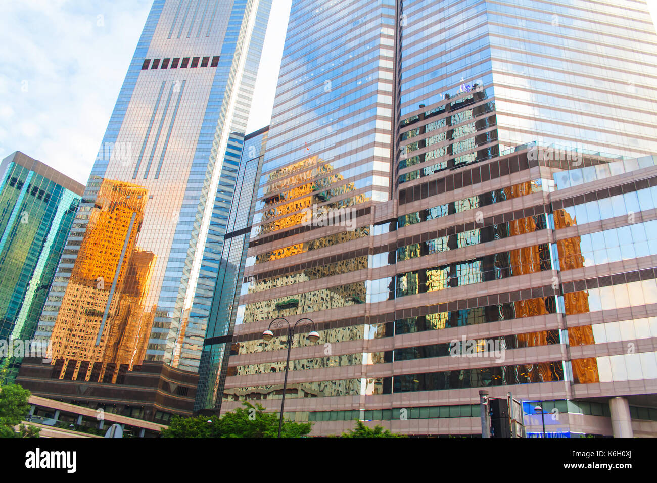 Modern office buildings in Hong Kong Stock Photo - Alamy