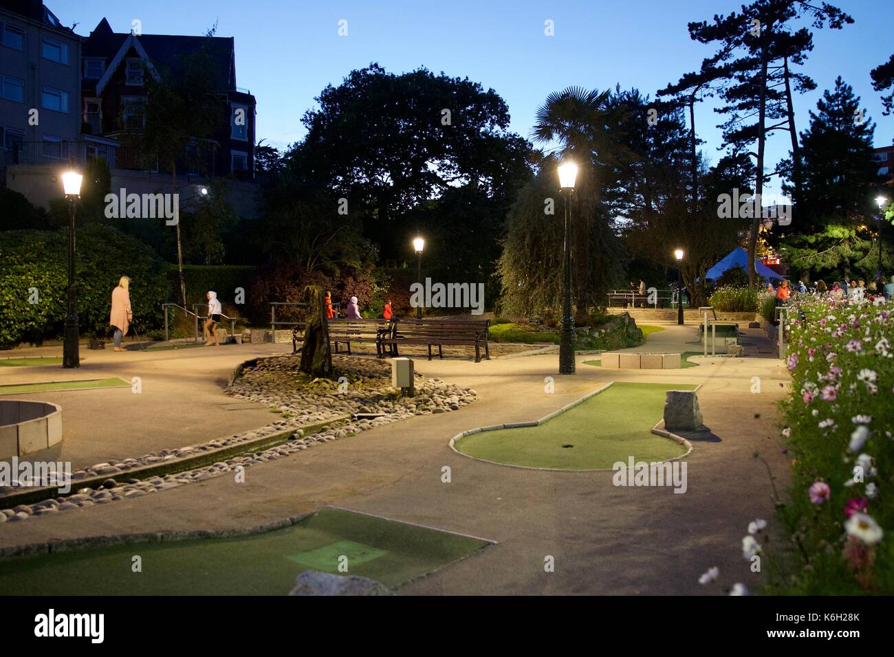 Playing minigolf hi-res stock photography and images - Alamy