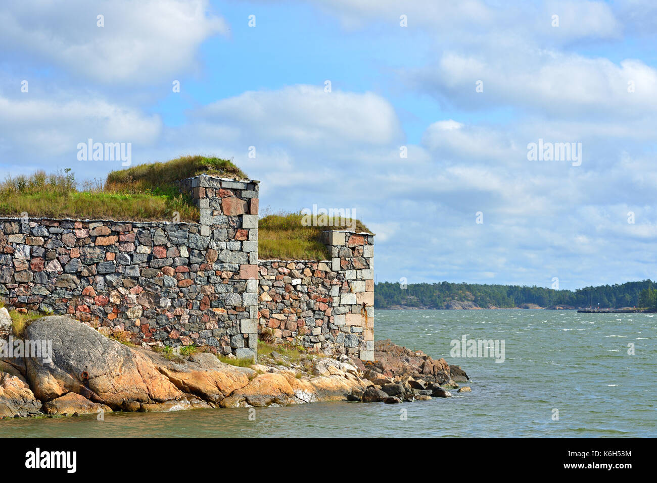 Suomenlinna (Sveaborg) fortress. Constructing began in 1748. Towers and ...