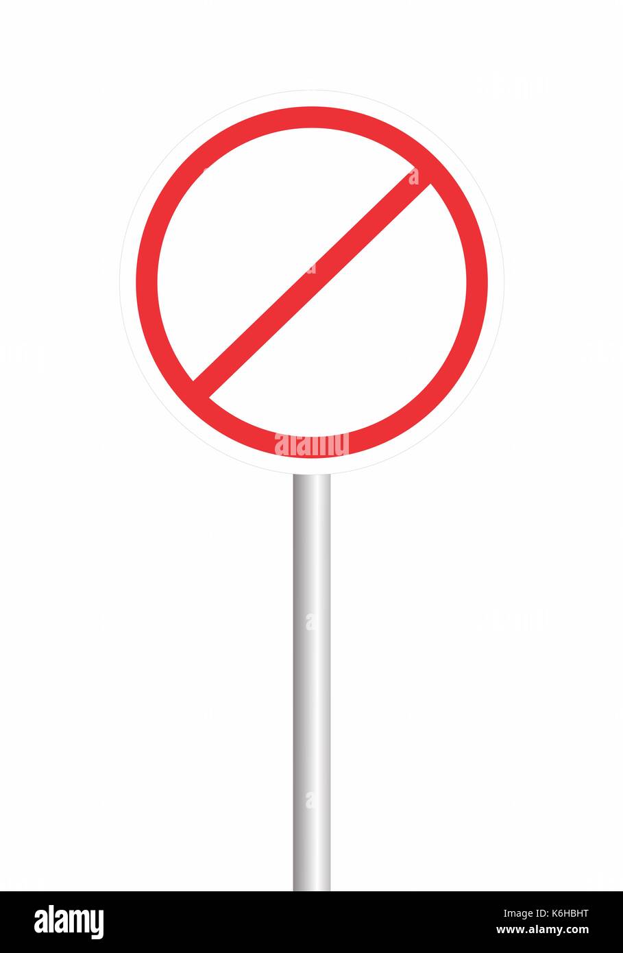 Red forbidden sign no Stock Vector Images - Alamy