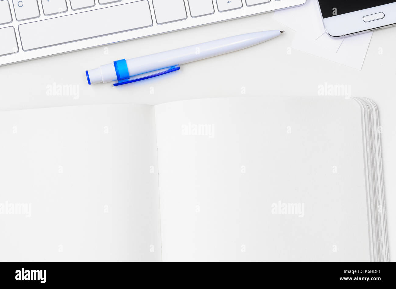 Light clean workplace Stock Photo - Alamy