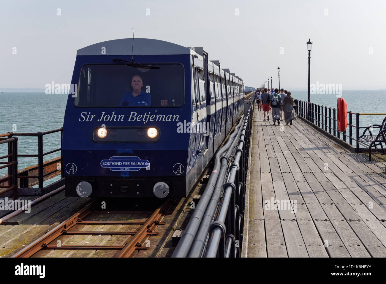 Southend pier railway hi-res stock photography and images - Alamy