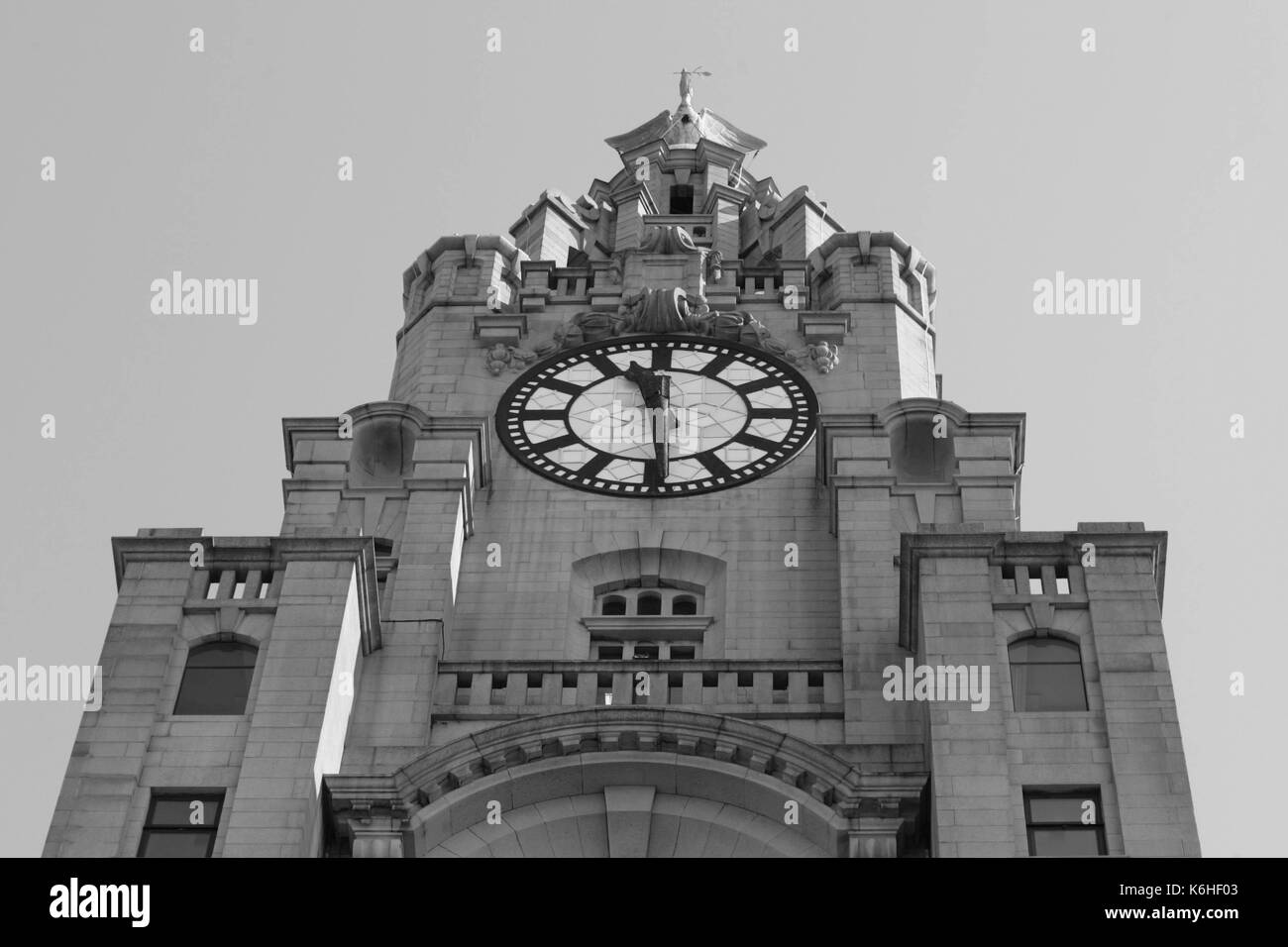 The capital building liverpool Black and White Stock Photos & Images ...