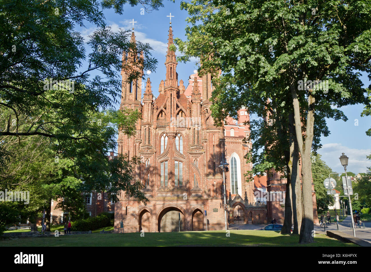 St. Anne's Church, Vilnius, Lithuania Stock Photo - Alamy