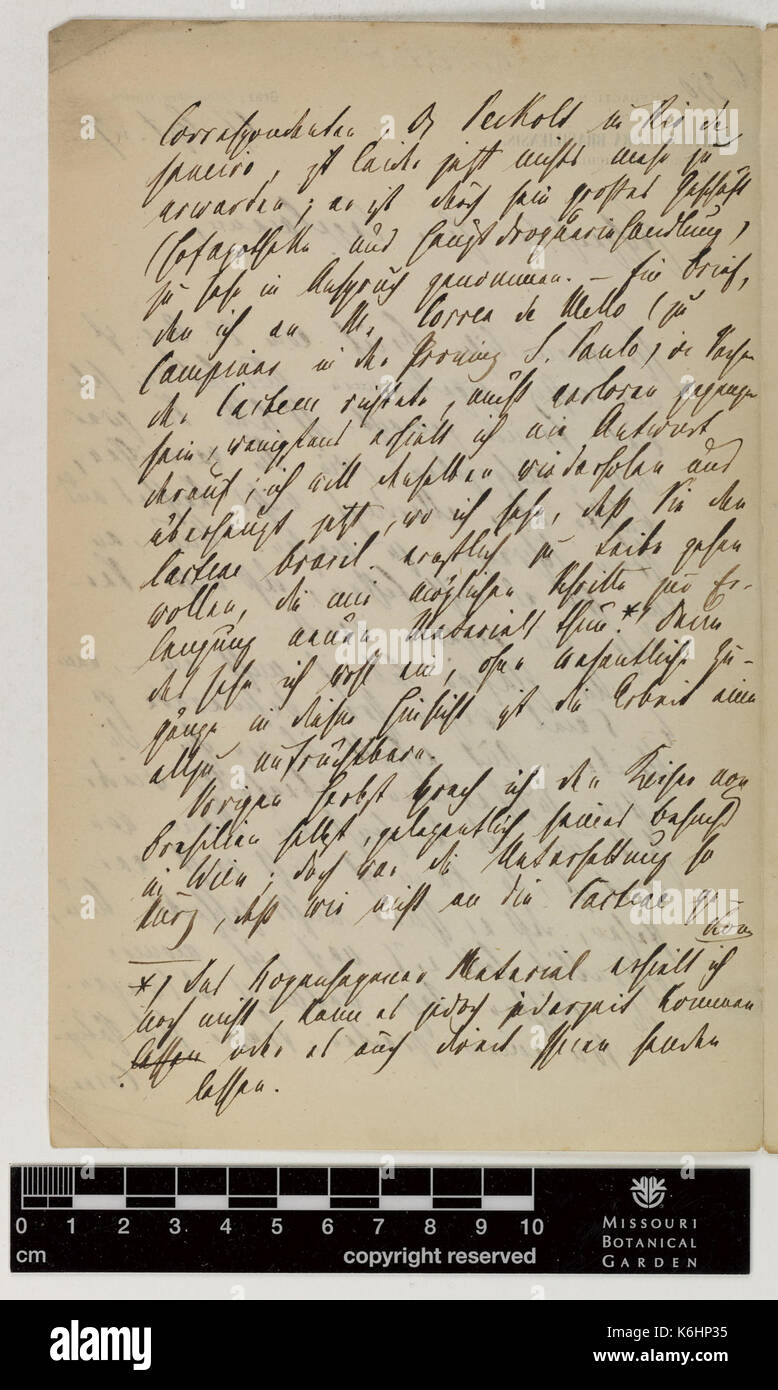 Correspondence Eichler (August) and Engelmann (George) (Sep 17, 1872 (1 ...