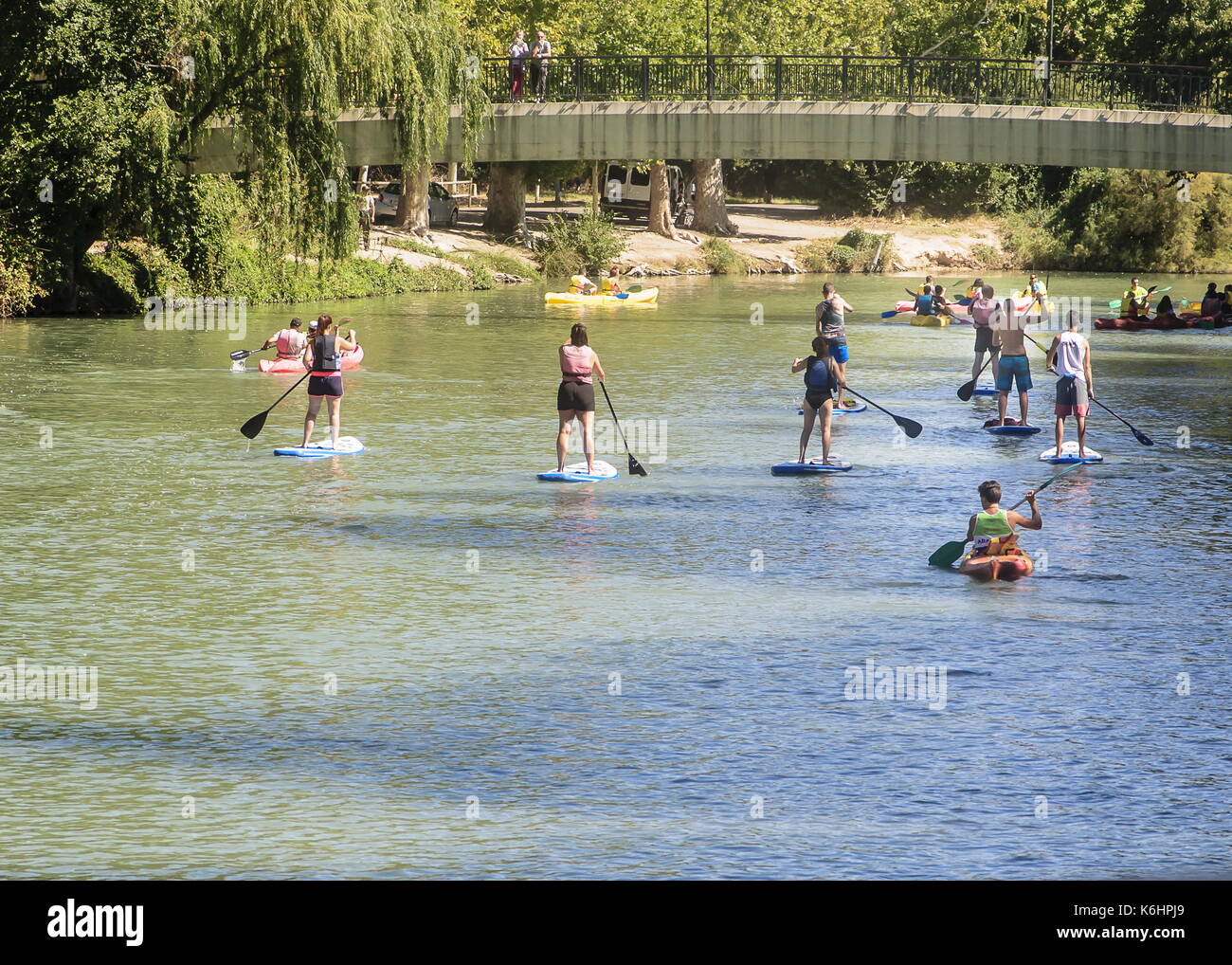 Paddle surf hi-res stock photography and images - Alamy