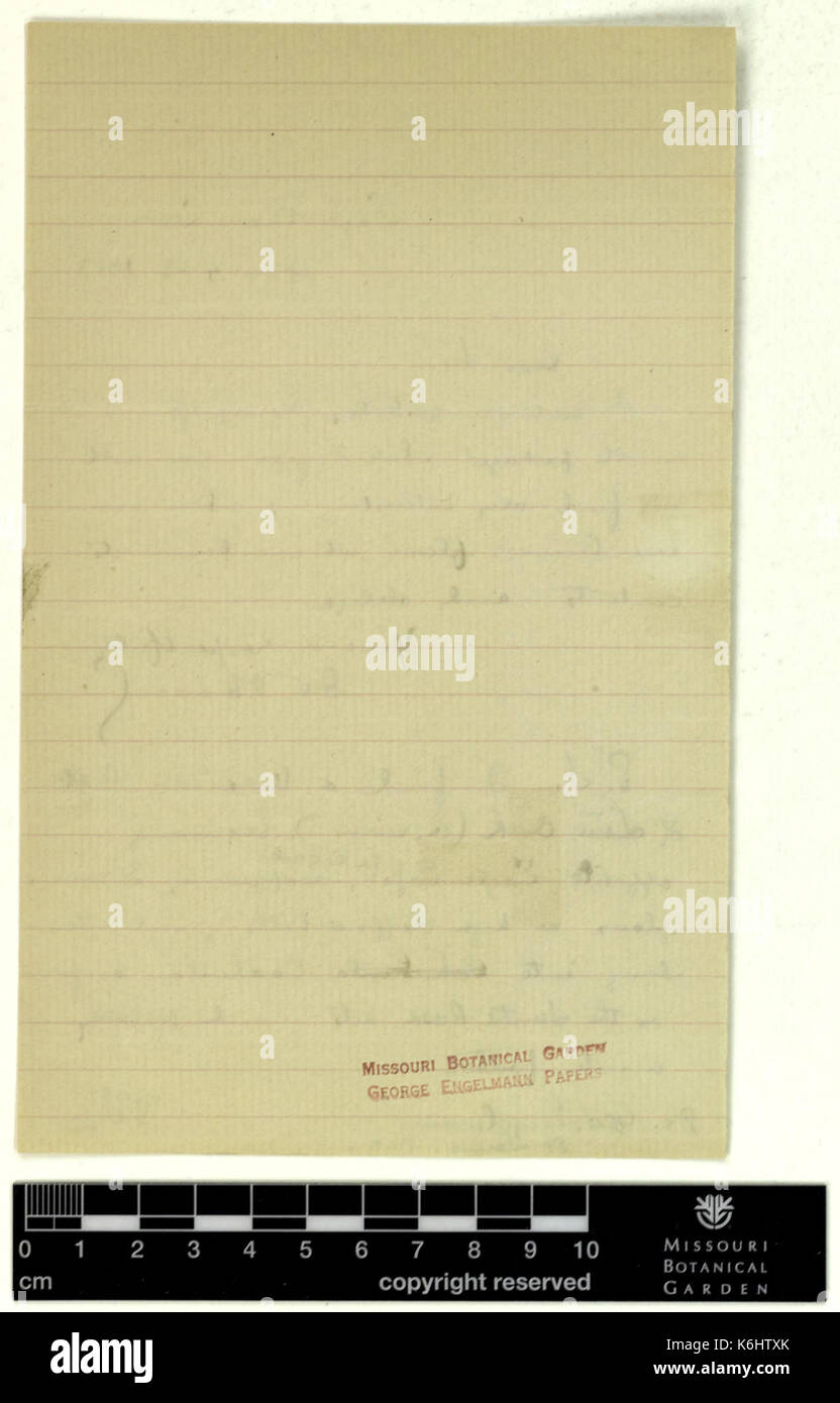Correspondence Havard (Valery) and Engelmann (George) (Jan 03, 1883 (1 ...