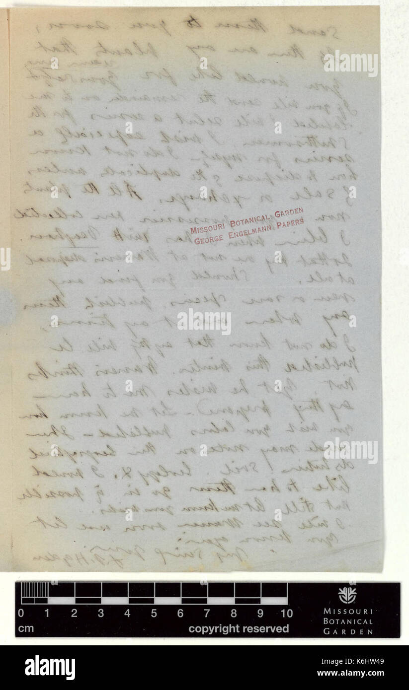 This correspondence between Ferdinand Hayden and George Engelmann from ...