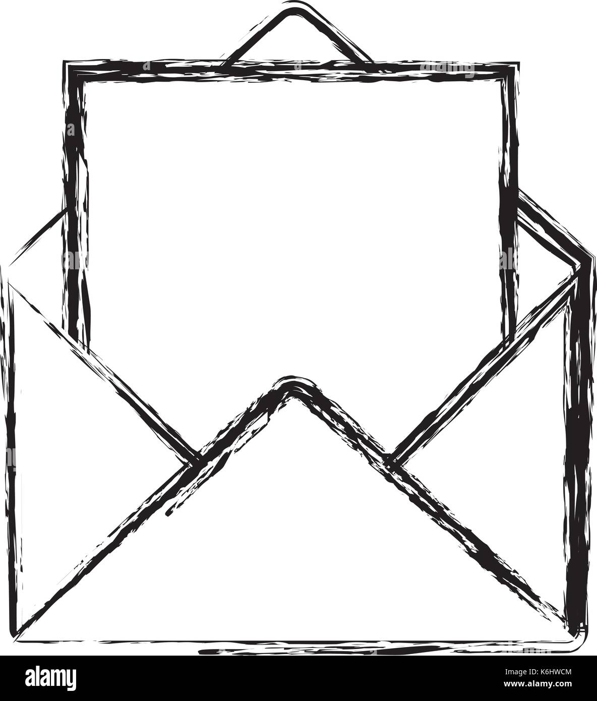 letter and envelope icon Stock Vector Image & Art - Alamy