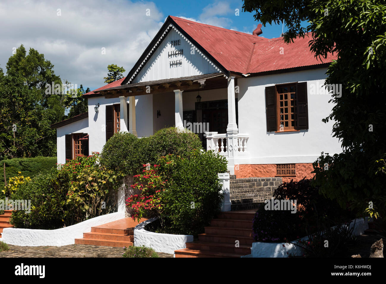 The Litchi Tree guesthouse, historical colonial villa, Joffreville ...