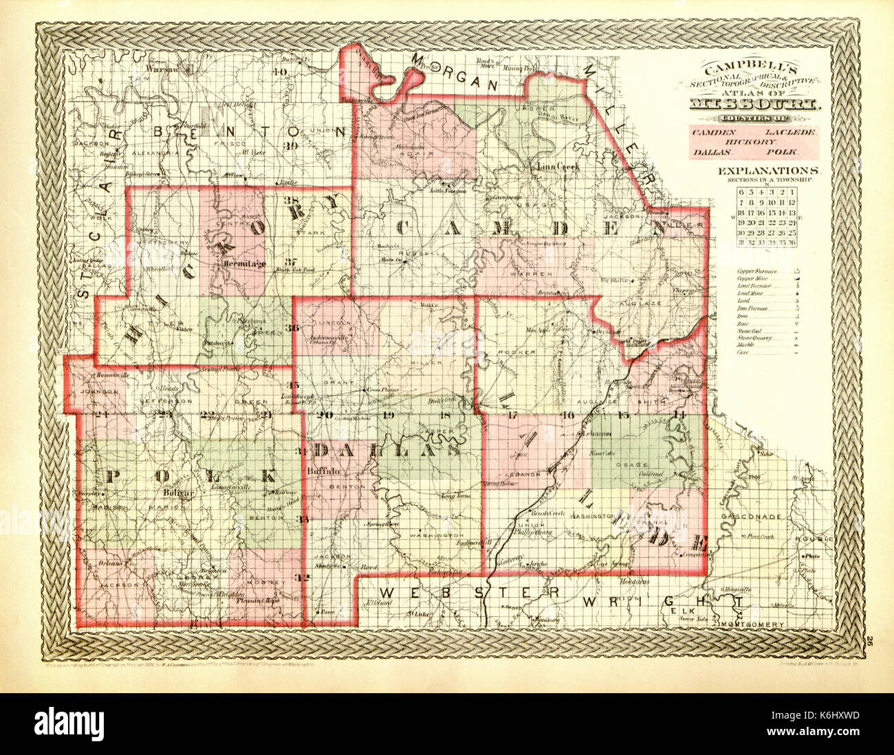 The new century atlas hi-res stock photography and images - Alamy