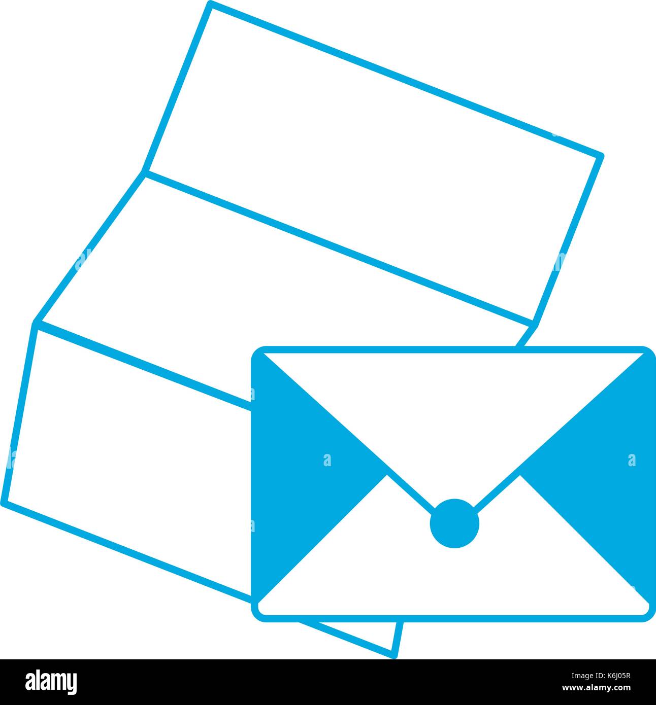 letter and envelope icon Stock Vector Image & Art - Alamy