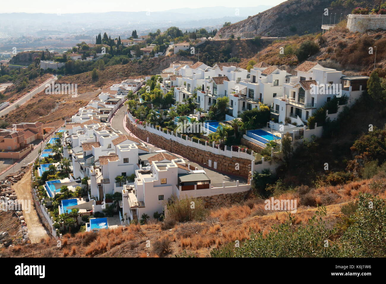 residential area on the outskirts of the city Stock Photo - Alamy