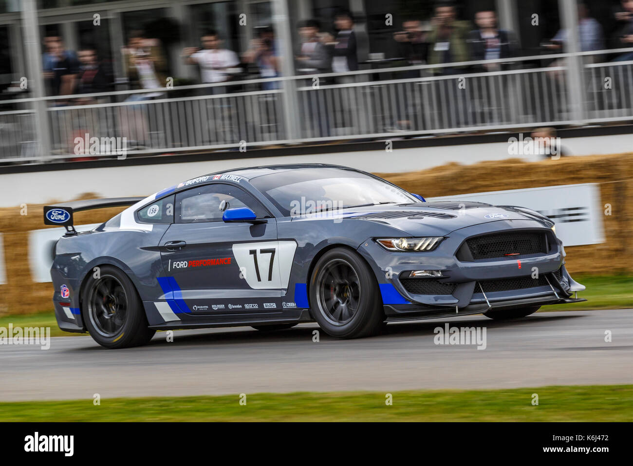2017 Ford Mustang GT4 endurance racer with driver Billy Johnson at the ...