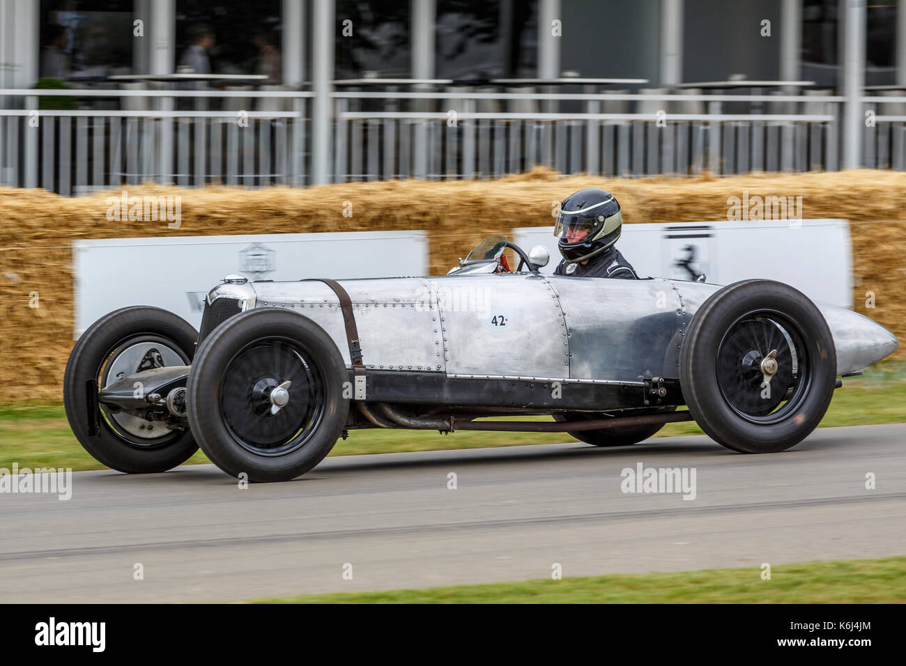 1934 Riley "Dixon Special" Brooklands racer with driver Duncan Ricketts ...