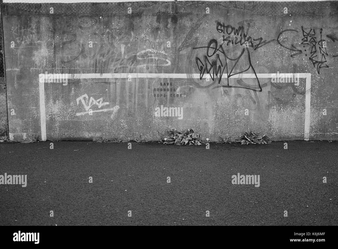 Graffiti goal Black and White Stock Photos & Images - Alamy