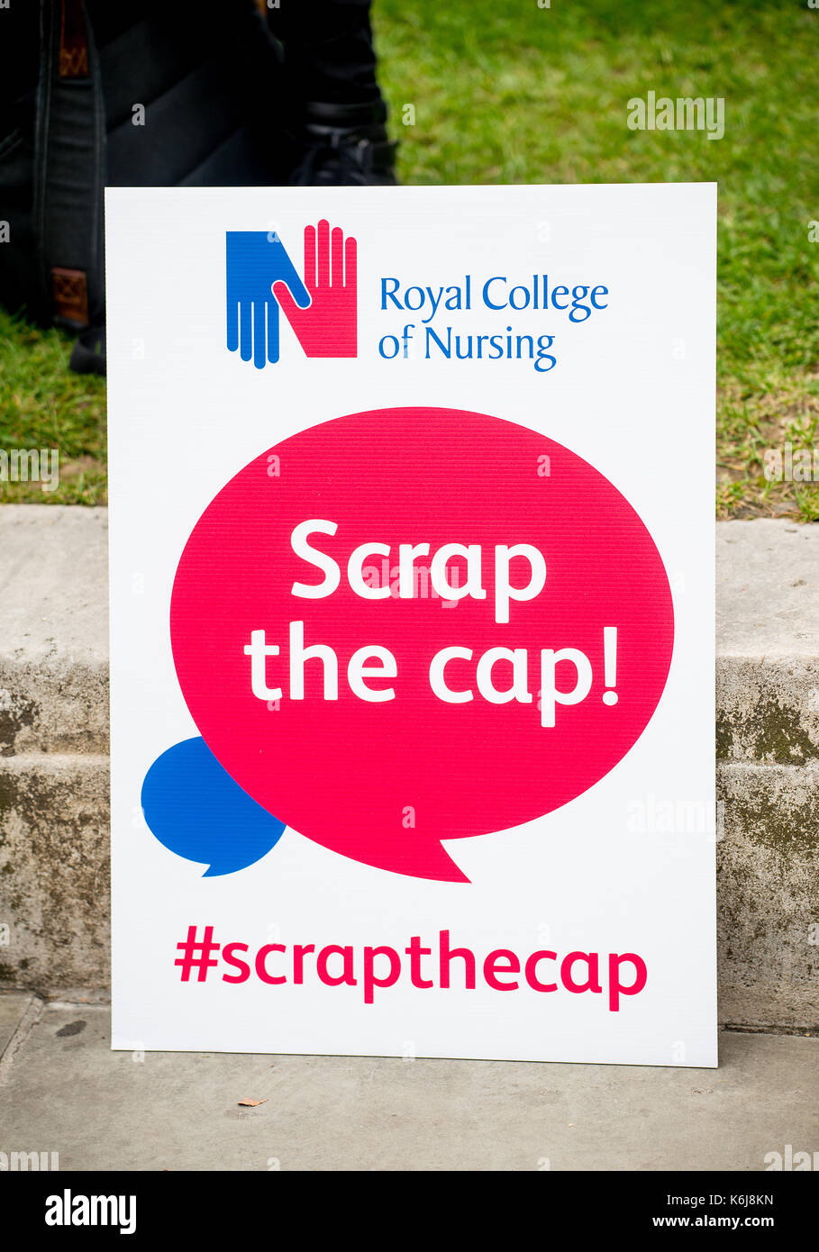 Scrap The Cap protest - Thousands of nurses gather at Parliament Square ...