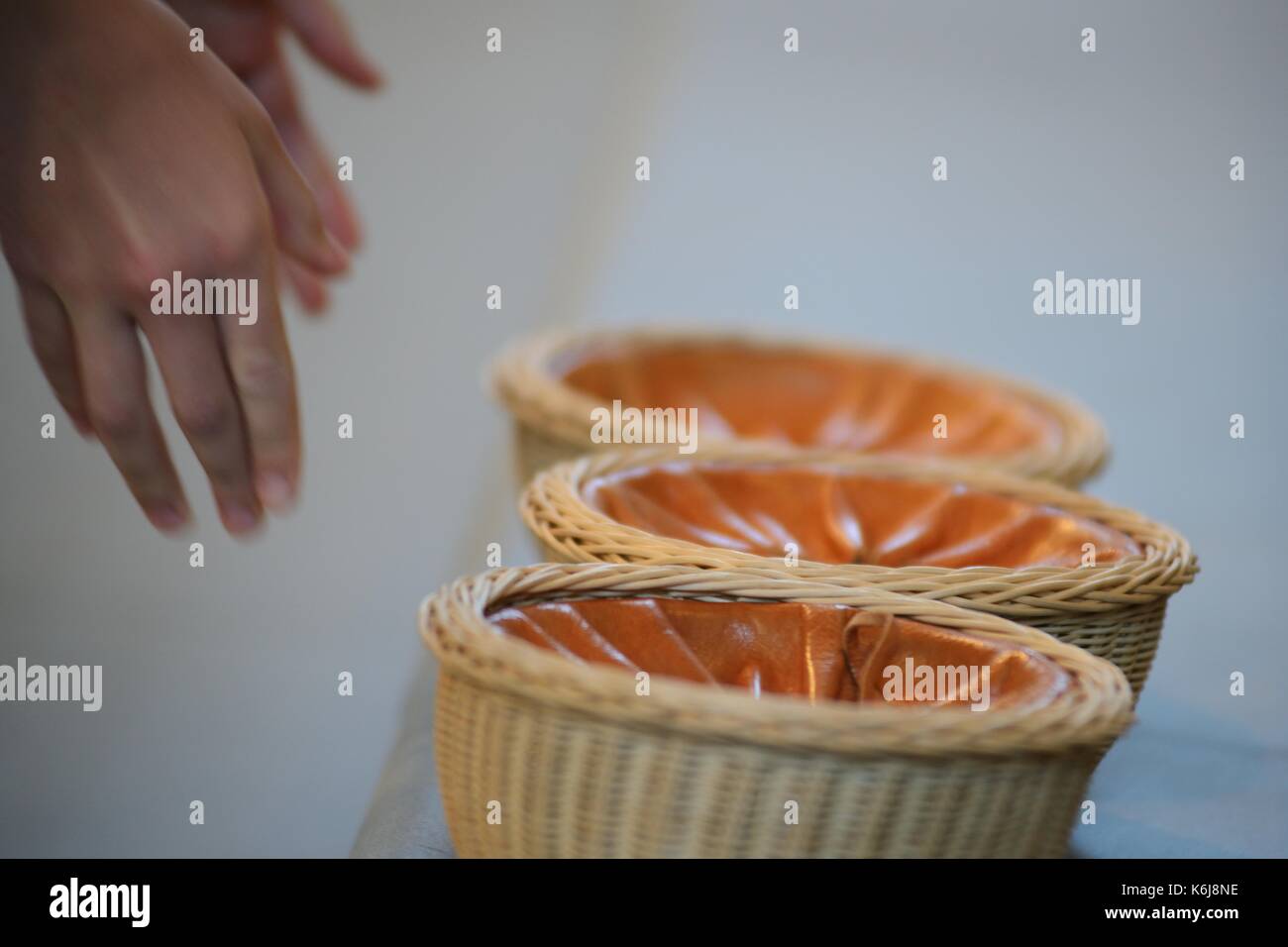 Church offering basket hi-res stock photography and images - Alamy