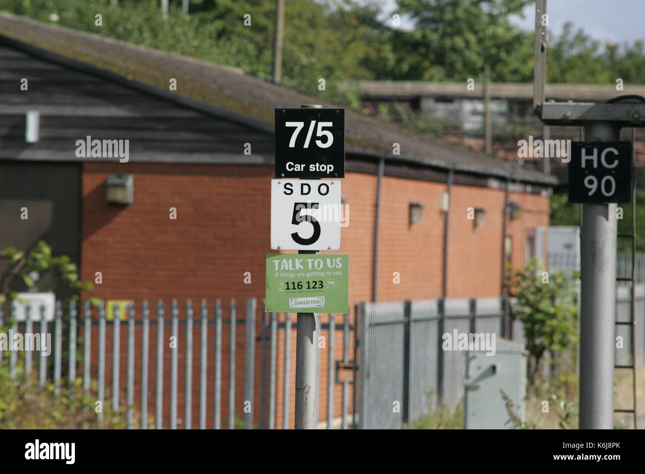 Trains working at Hunts Cross, Liverpool Stock Photo - Alamy