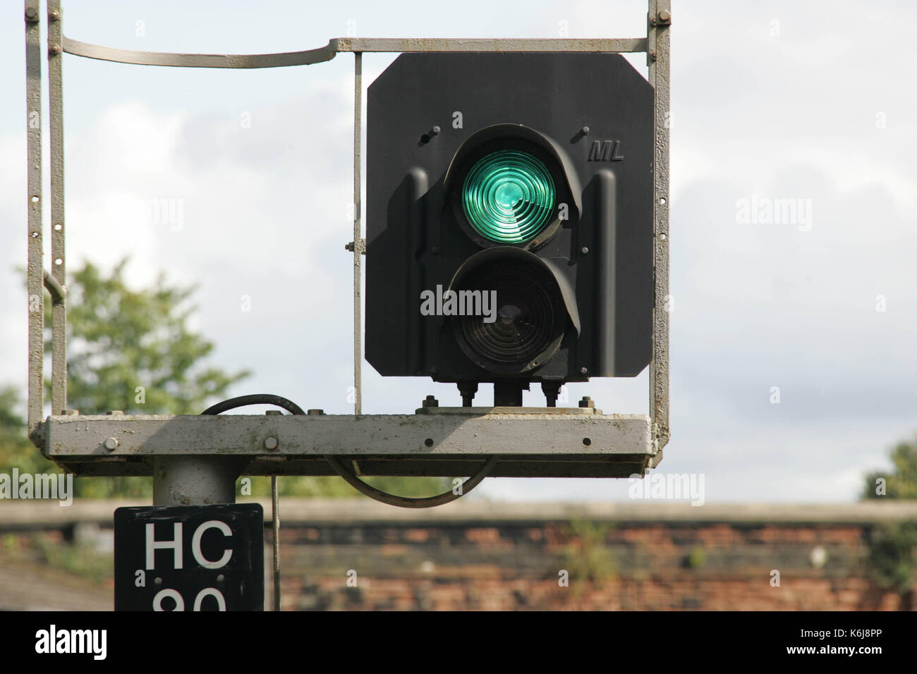 Trains working at Hunts Cross, Liverpool Stock Photo - Alamy