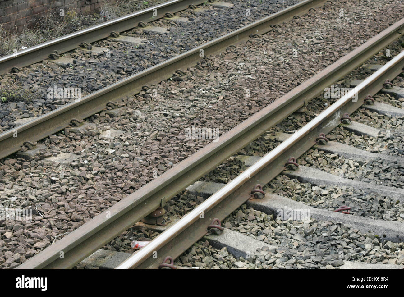 Trains working at Hunts Cross, Liverpool Stock Photo - Alamy