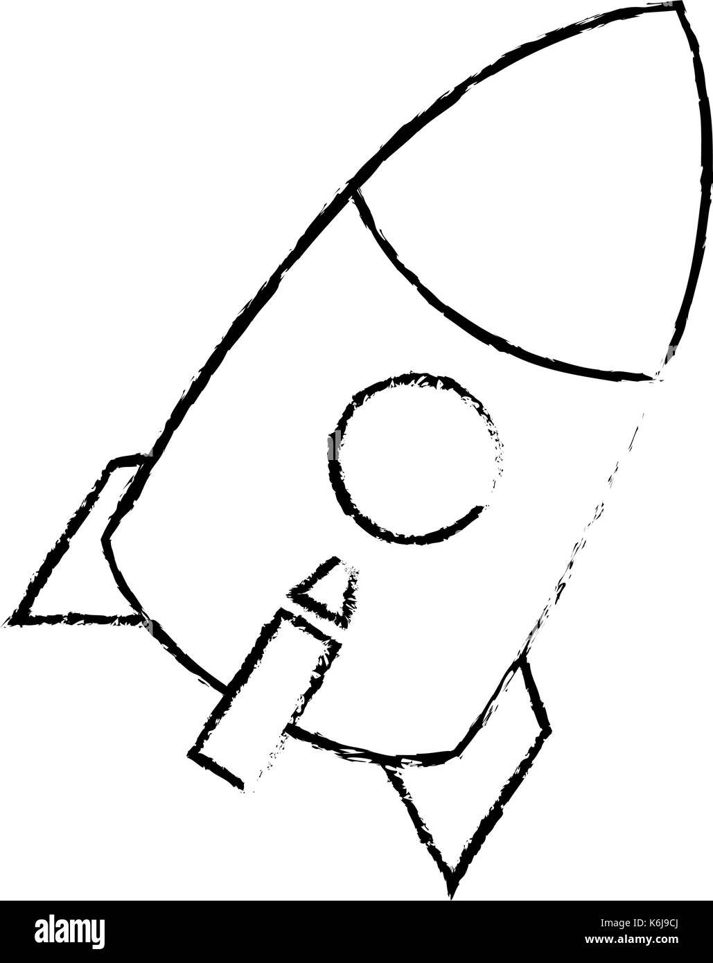 figure rocket technology to explore the galaxy design Stock Vector Image & Art - Alamy