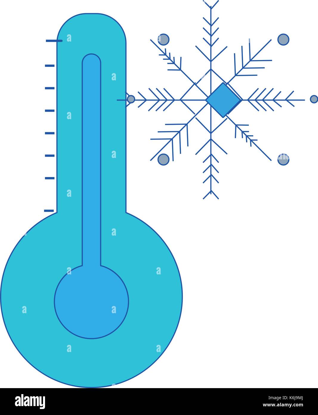 thermometer measure instrument to know the temperature Stock Vector ...