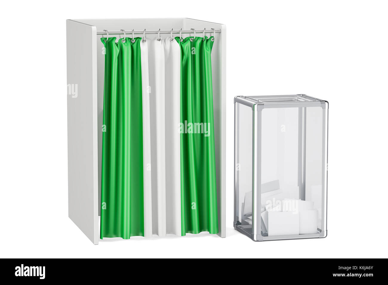 Nigerian polling booths hi-res stock photography and images - Alamy