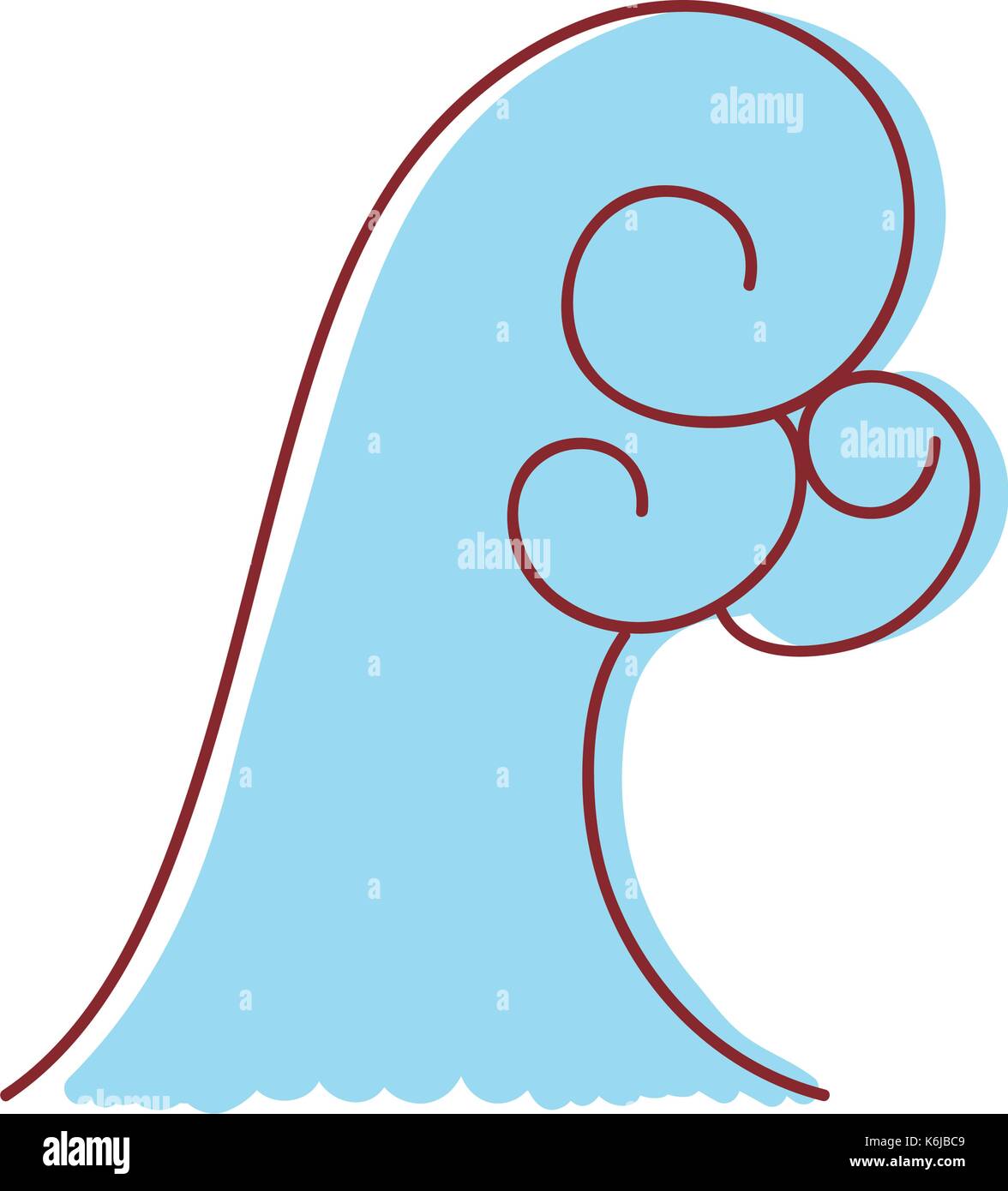 Weather storm rain waves Stock Vector Images - Alamy