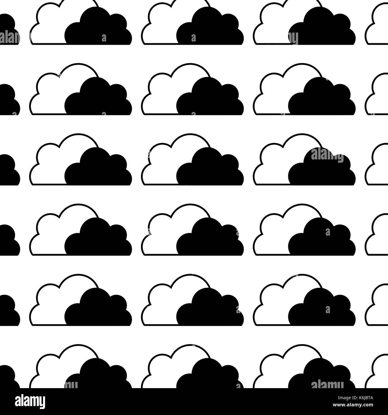 contour nice clouds natural weather design Stock Vector Image & Art - Alamy