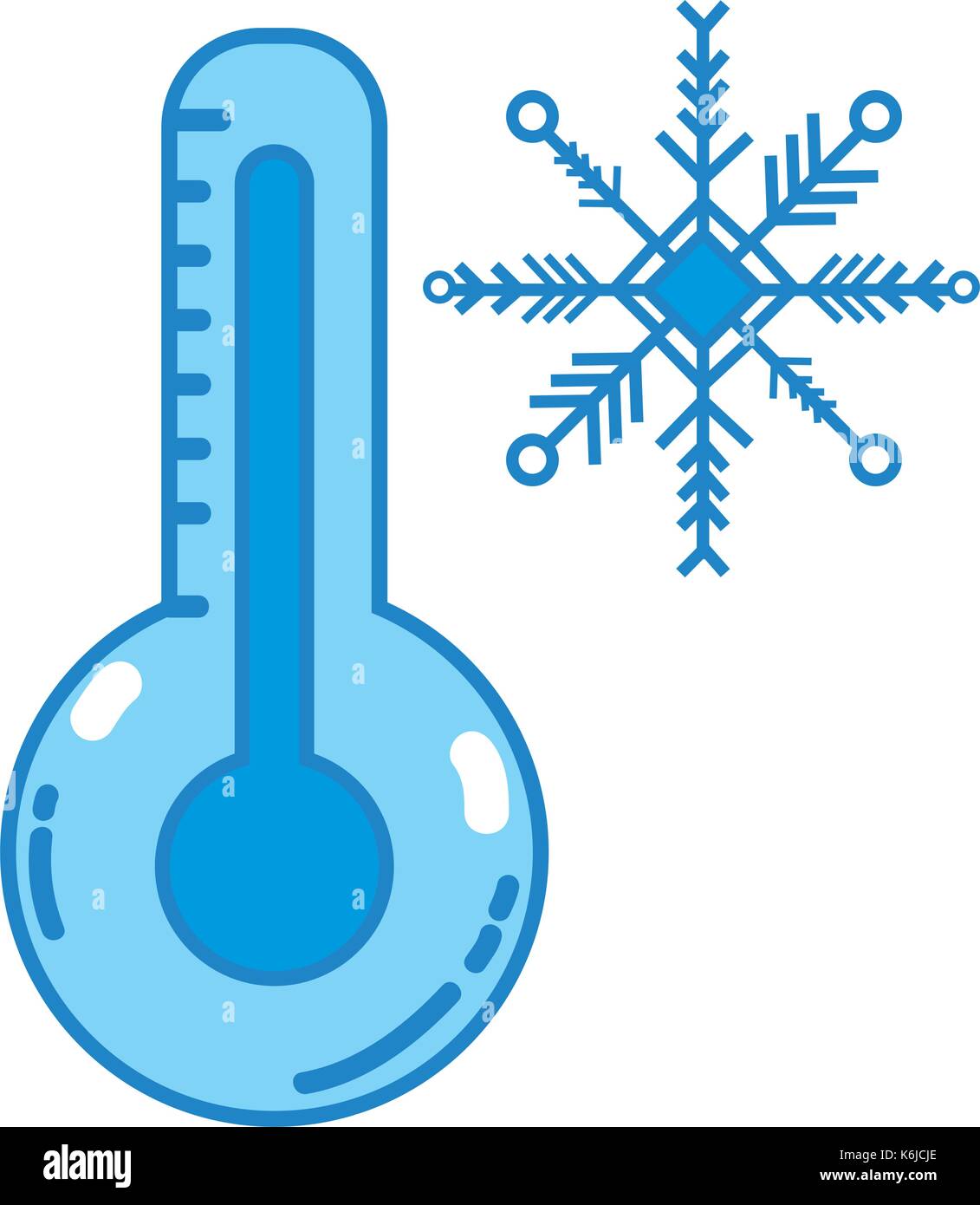 thermometer measure instrument to know the temperature Stock Vector ...