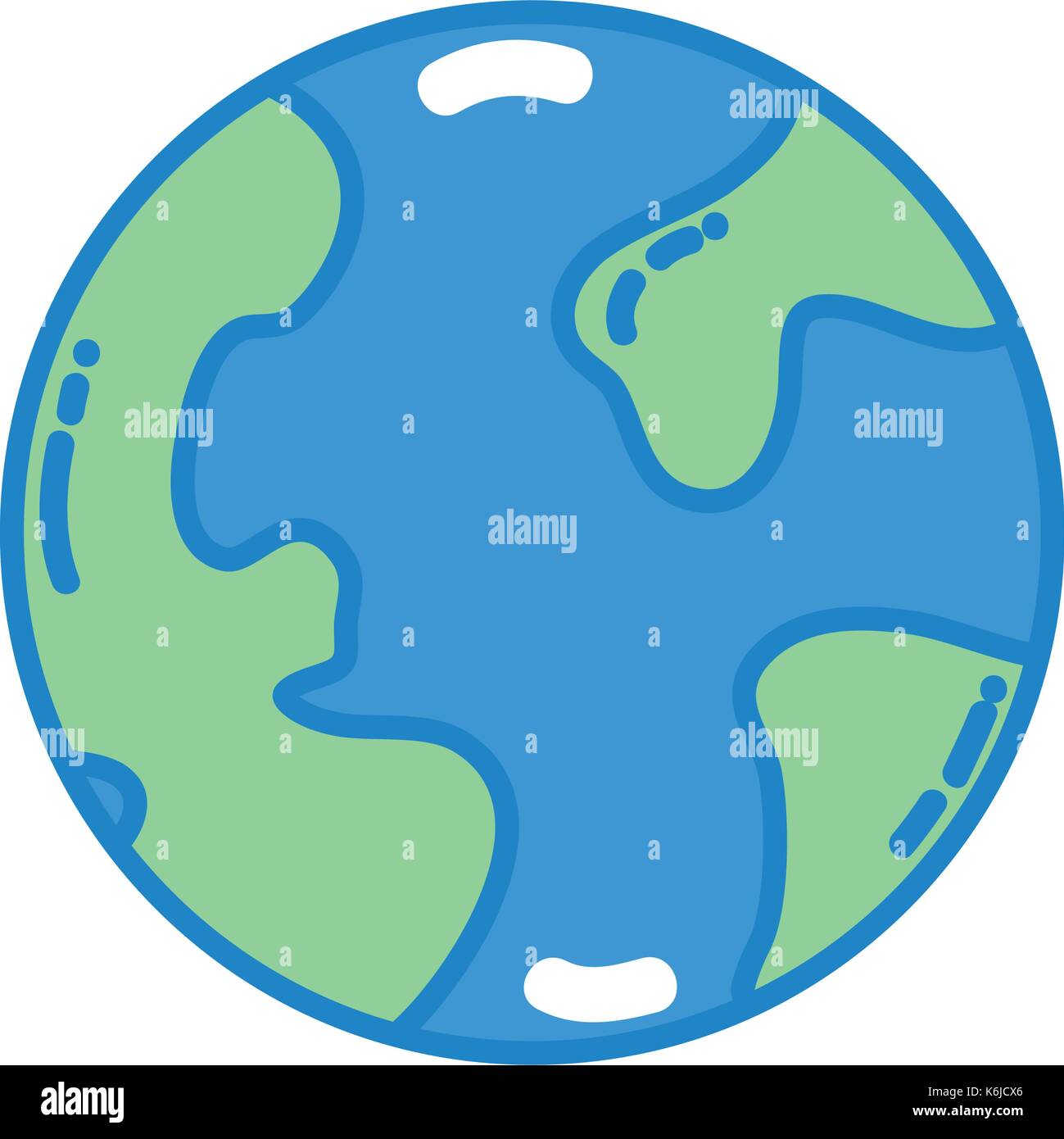 global earth planet and geograpy continents Stock Vector Image & Art ...