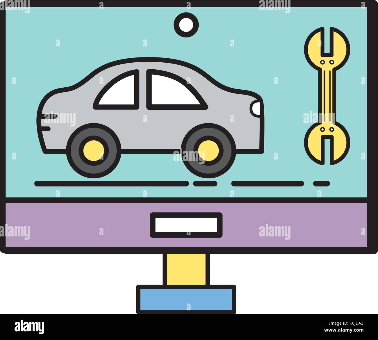 Computer servicing Stock Vector Images - Alamy