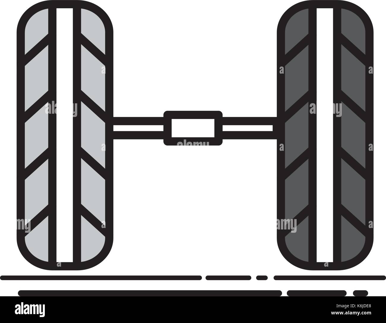 cute tires car style design Stock Vector Image & Art - Alamy