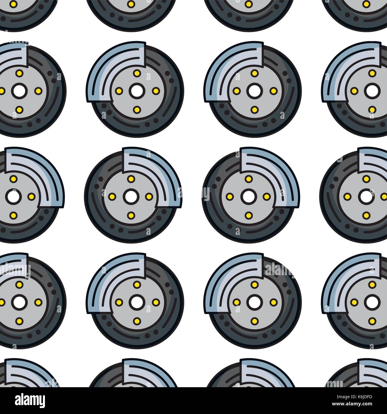 cute tire car style design background Stock Vector Image & Art - Alamy