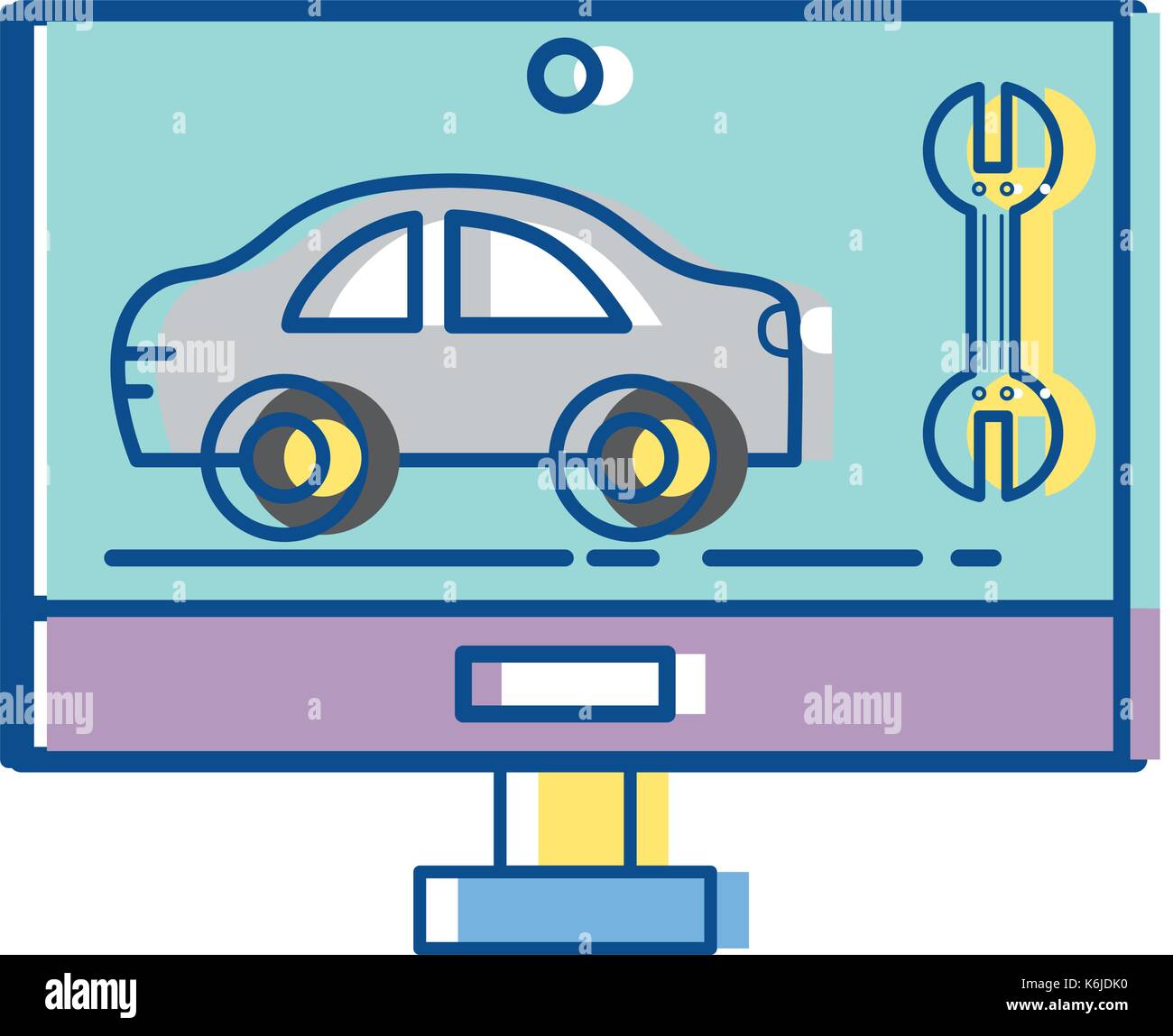 Computer servicing Stock Vector Images - Alamy