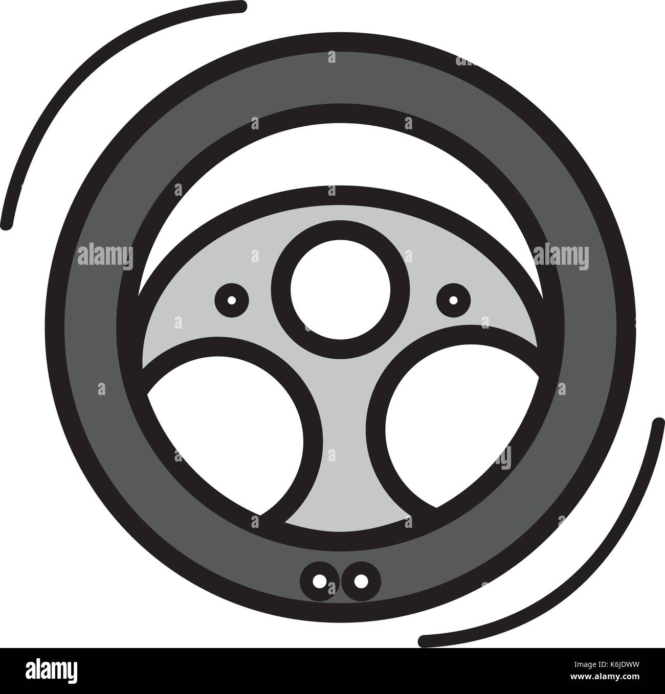steering wheel car element to can drive Stock Vector Image & Art - Alamy