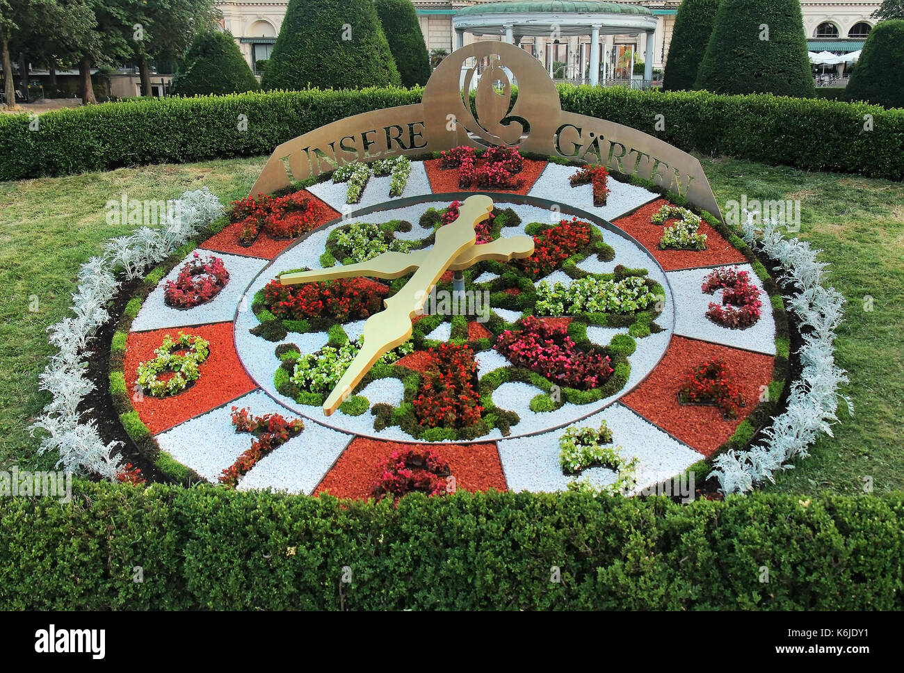 The famous flower clock hi-res stock photography and images - Alamy