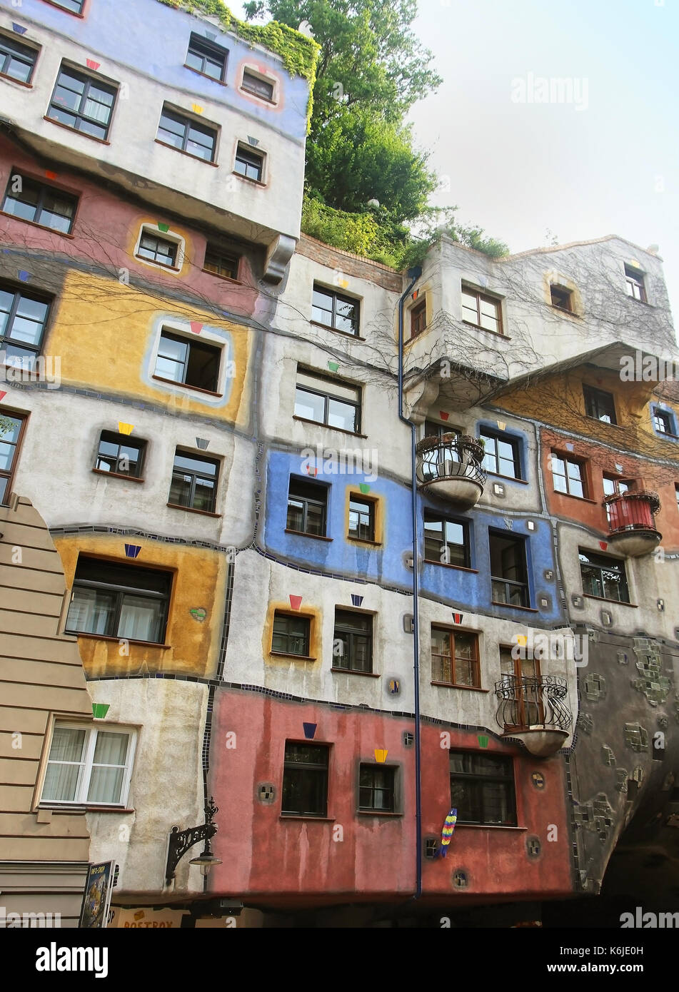Austrian artist friedensreich hundertwasser hi-res stock photography ...