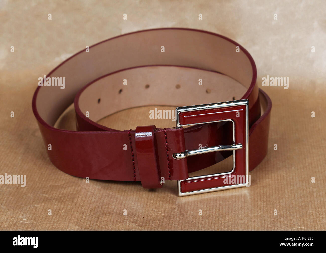 Dark red belt hi-res stock photography and images - Alamy