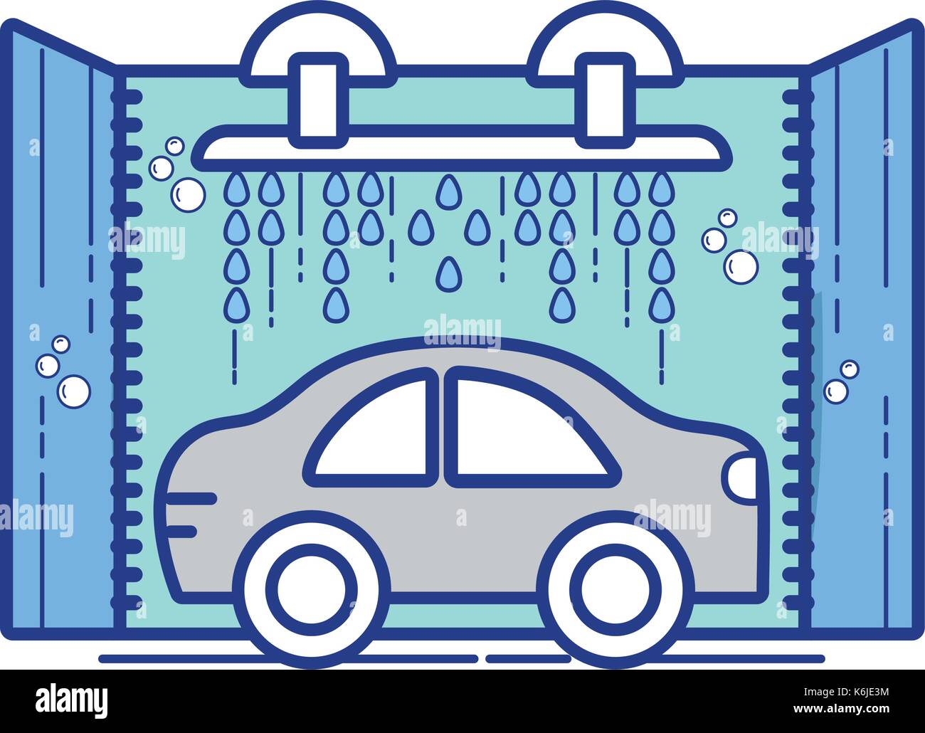 car service washing mechanical technology Stock Vector Image & Art - Alamy