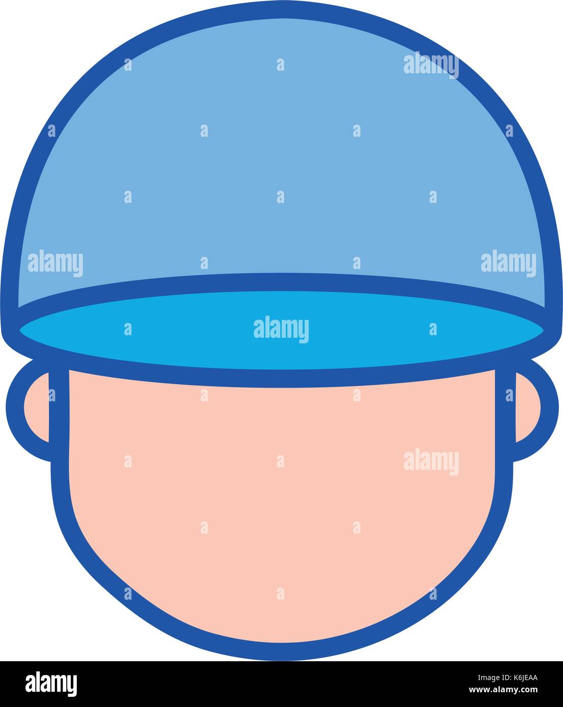 avatar man head with cap design Stock Vector Image & Art - Alamy