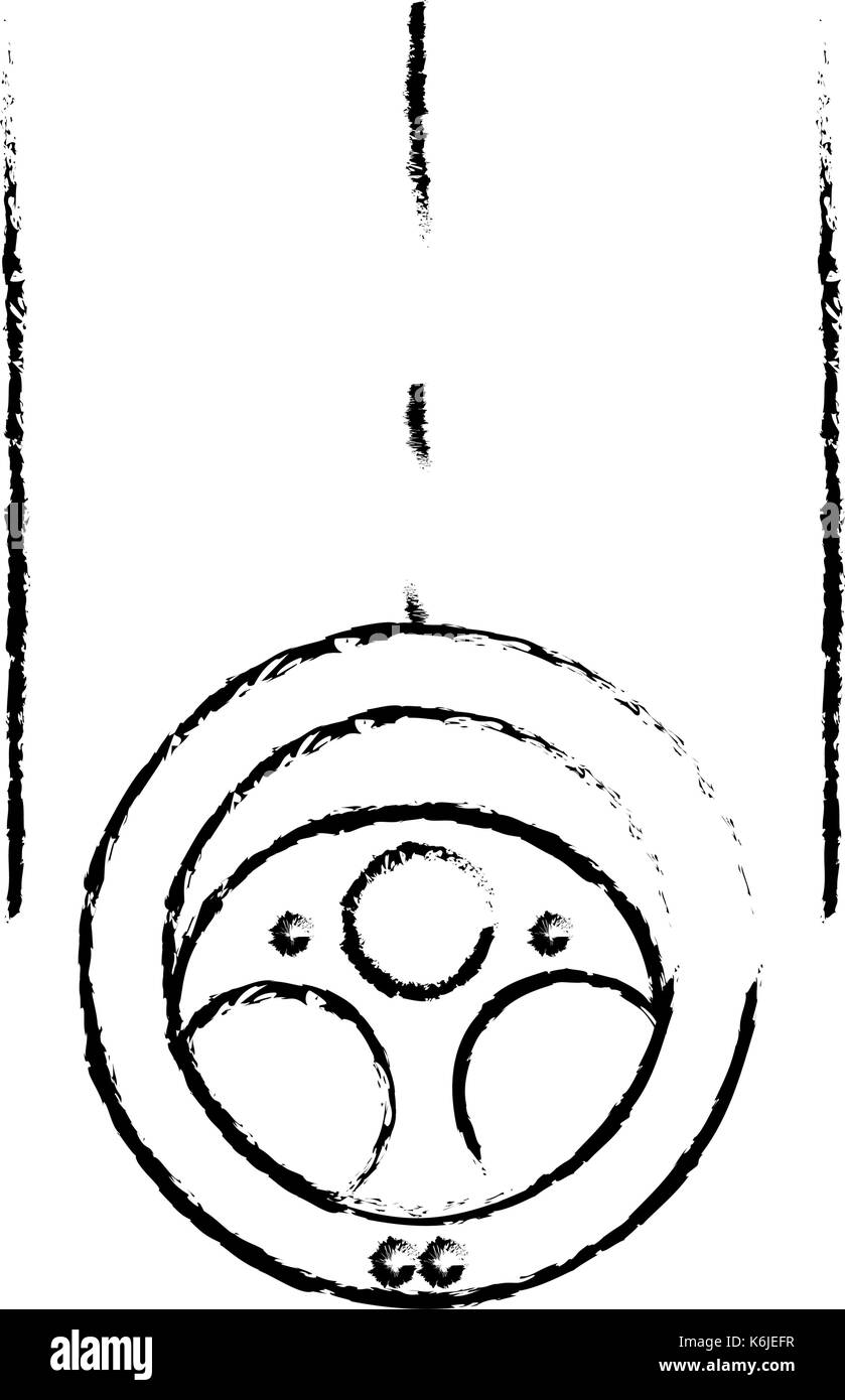 figure steering wheel car element to can drive Stock Vector Image & Art ...