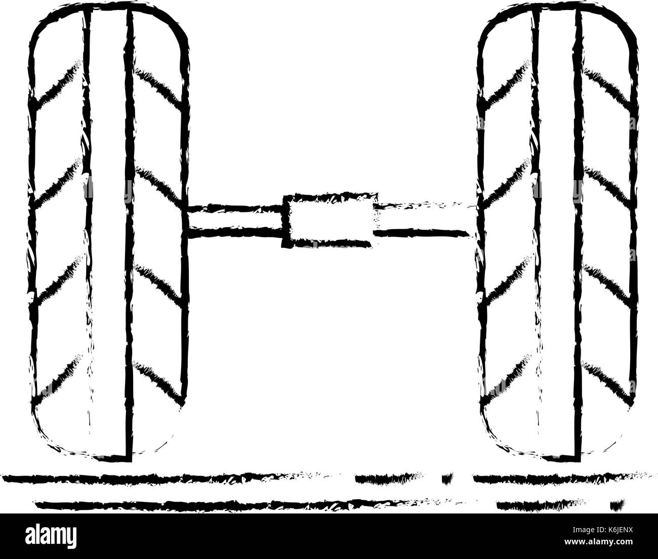 figure cute tires car style design Stock Vector Image & Art - Alamy