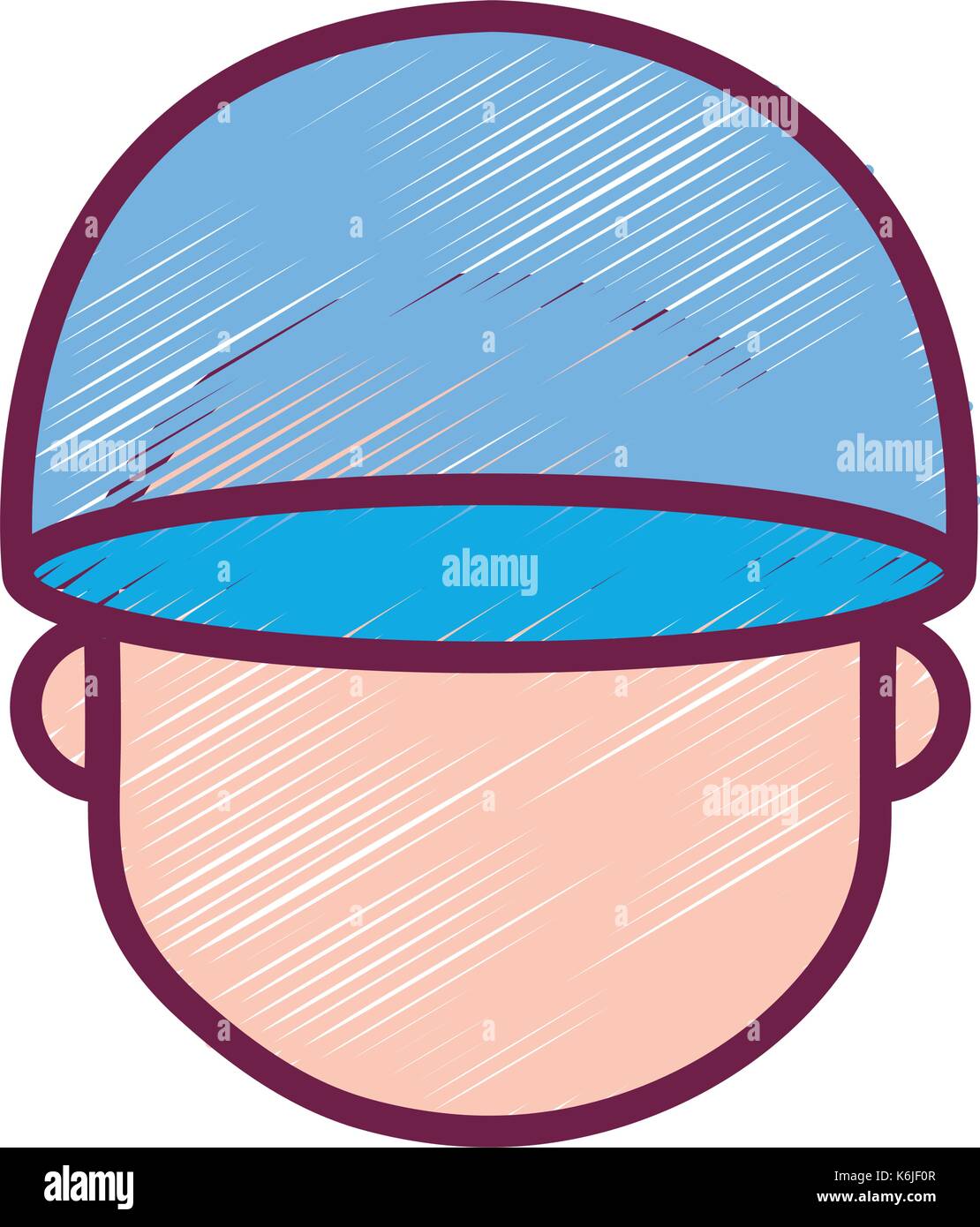Cap man male avatar user Stock Vector Images - Alamy