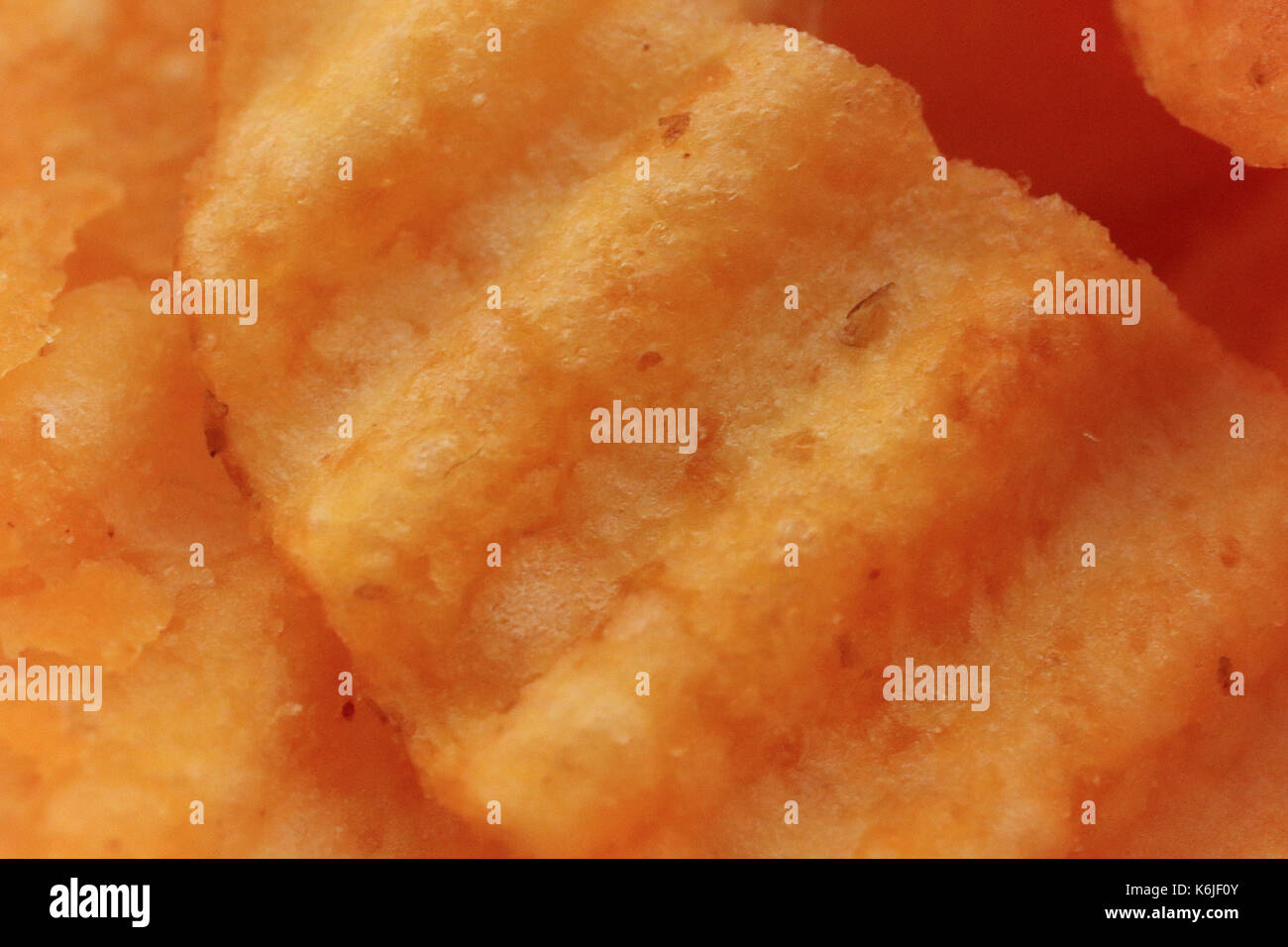Chips macro closeup background. Fried potato recipe. Snack. Food Stock ...