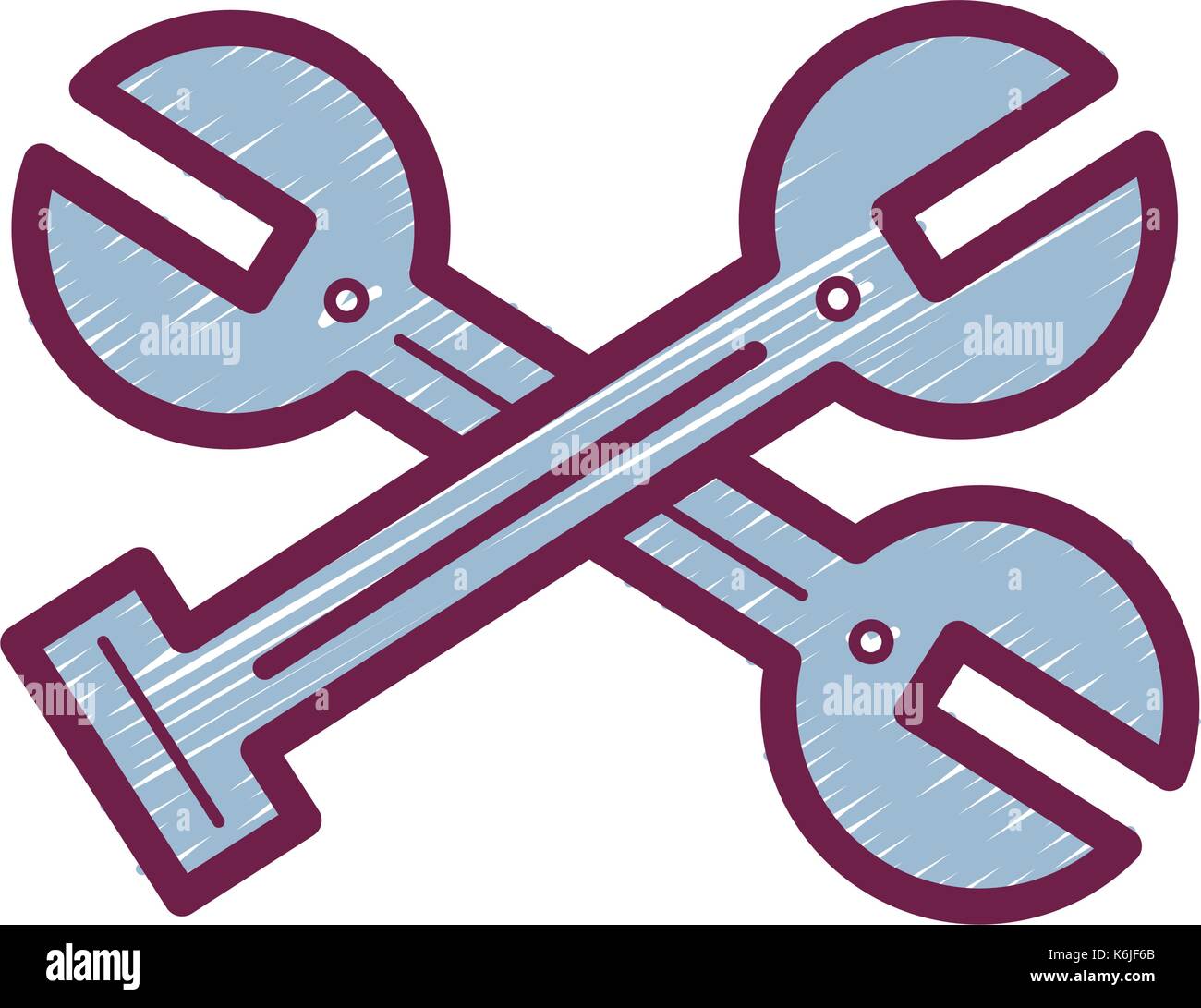 mechanical wrench tool to service repair Stock Vector Image & Art - Alamy