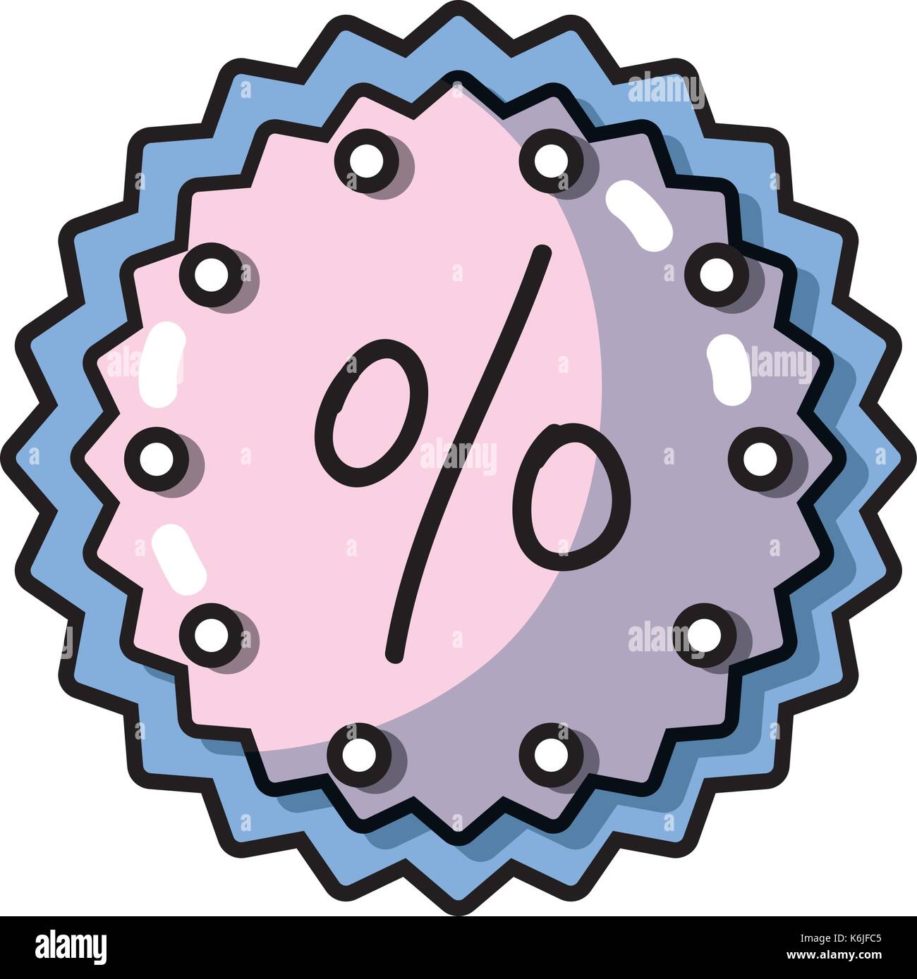 metal emblem percent sign design Stock Vector Image & Art - Alamy